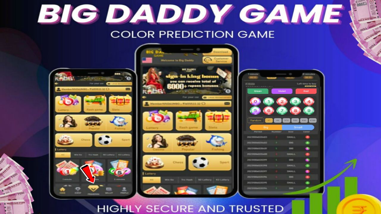 Big Daddy Game Download | Big Daddy Earning App & Colour Prediction ...